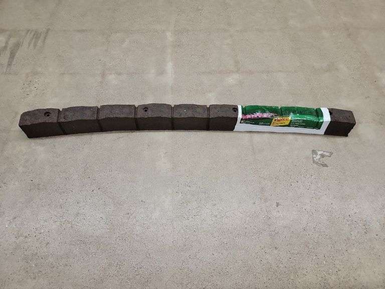Vigoro Roman Stone 4 ft. Earth Rubber Garden Edging - Metzger Property ...