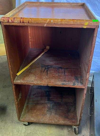 Wood Open Front Cabinet 16”x29”x18” - Metzger Property Services LLC