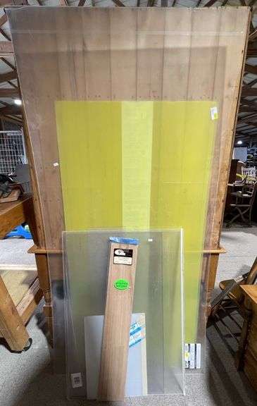plexiglass, floor sample assortment - Metzger Property Services LLC