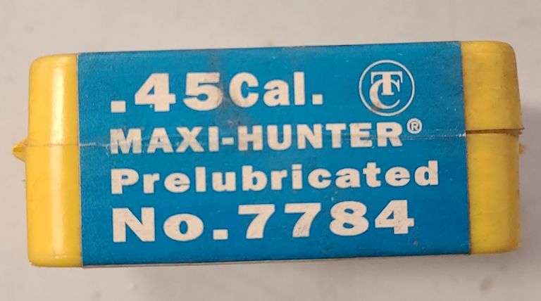 Thompson/Center Maxi-Ball .45 Caliber Unlubricated Cast Bullets, 20 ...
