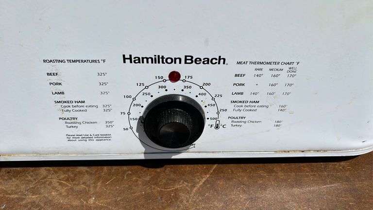 Hamilton Beach Roaster ,18qt , model 527w , 15”x23”x14” - Metzger ...