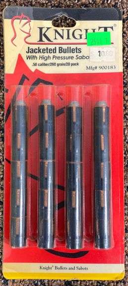 Knight Accessories .50 Cal. Rifle Big Game Muzzleloading Sabot Ammo, 16 ...