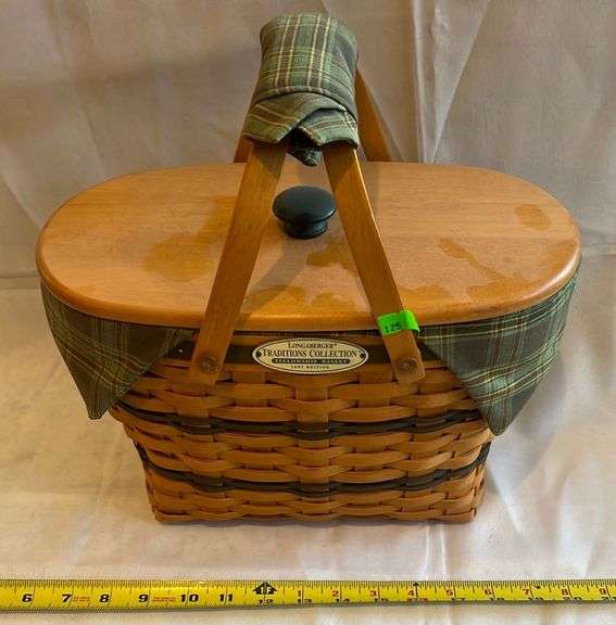 Longaberger Traditions Collection 1997 Edition Fellowship Basket w/lid ...