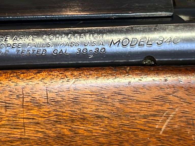 Savage Model 340, 30/30 bolt action Rifle - Metzger Property Services LLC