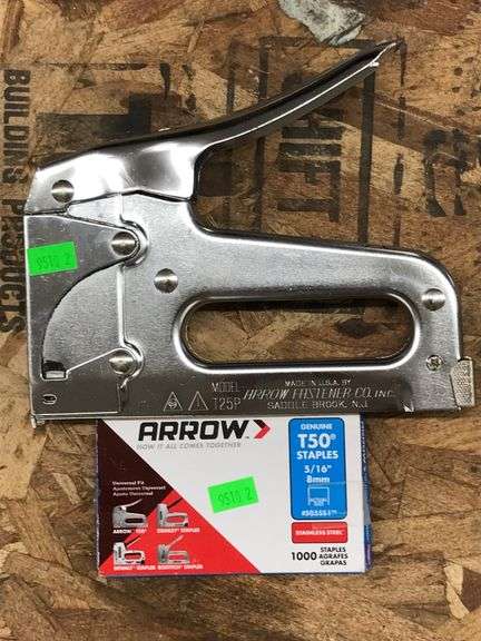 Arrow stapler and T50 Staples - Metzger Property Services LLC