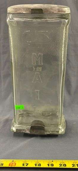 Visable Glass Mailbox 12x5x4 aluminum hardware - Metzger Property ...