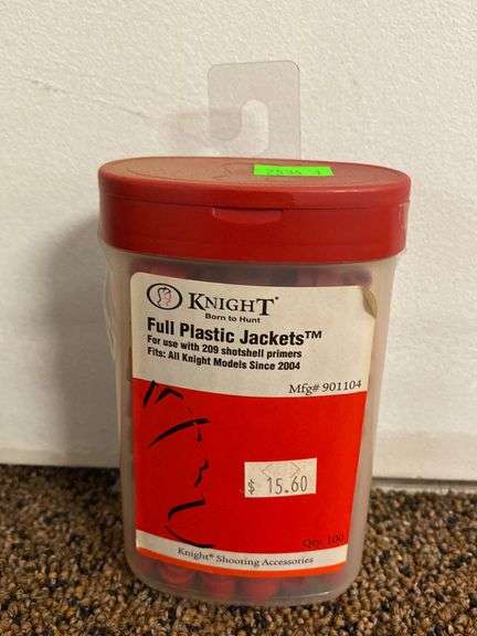 Knight Shooting Accessories Full Plastic Jackets 209 Shotshell Primers ...