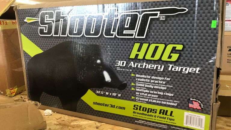 Shooter Field Logic 3D Archery Hog Target 32”x19”, Black, One Size ...