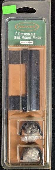 Weaver 1" Detachable Side Mount Rings - Metzger Property Services, LLC