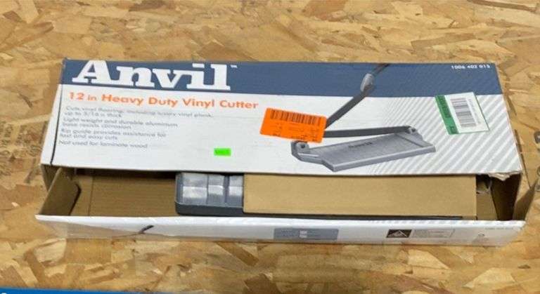 Anvil 12 In. Luxury Vinyl Tile (LVT) Cutter - Metzger Property Services LLC