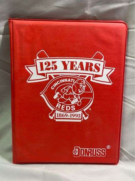 (1) Album with Cincinnati Reds Baseball Cards including Bip Roberts ...