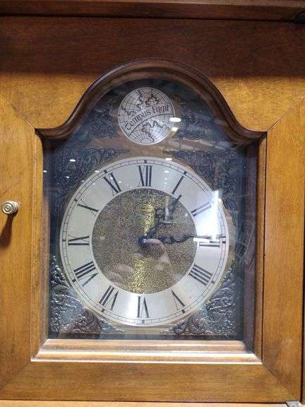 Ethan Allen Grandfather Clock 77" - Metzger Property Services, LLC