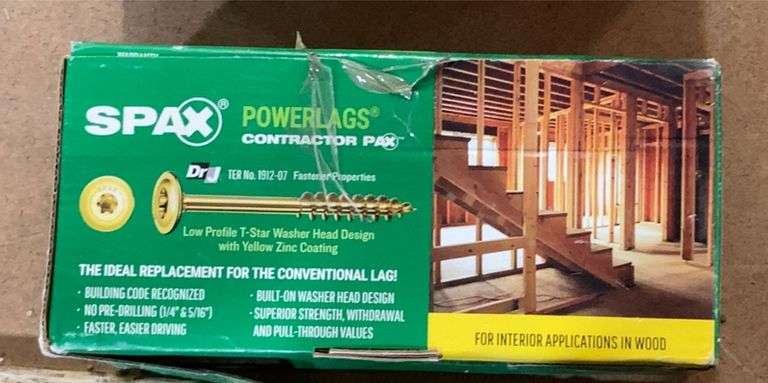 Spax Tstar Washer Head, Bit Included, Size 1/4” x 3-1/2” - Metzger ...