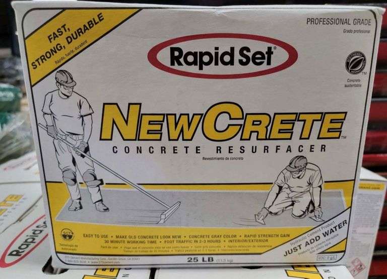 Rapid Set 25 lbs. NewCrete Concrete Resurfacer - Metzger Property ...