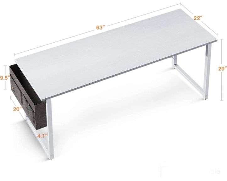 ODK 63 inch Super Large Computer Writing Desk Gaming Sturdy Home Office ...