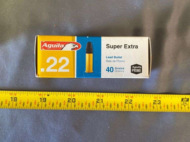 Aguila .22 Super Extra Long Rifle Standard Velocity Solid Point, 350 ...