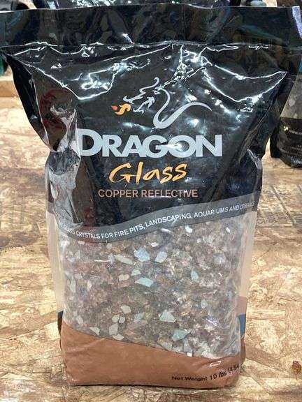 Margo Garden Products Dragon Glass, 10 lb, Copper - Metzger Property Services LLC