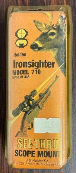 Holden Ironsighter Model 710 Marlin 336 See-Thru Scope Mount - Metzger ...