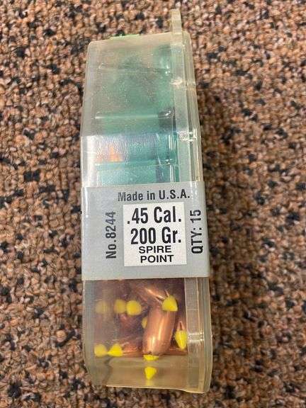 Thompson Center Arms Super 45 XR Sabots with XTP Magnum Bullet .45/.40 ...