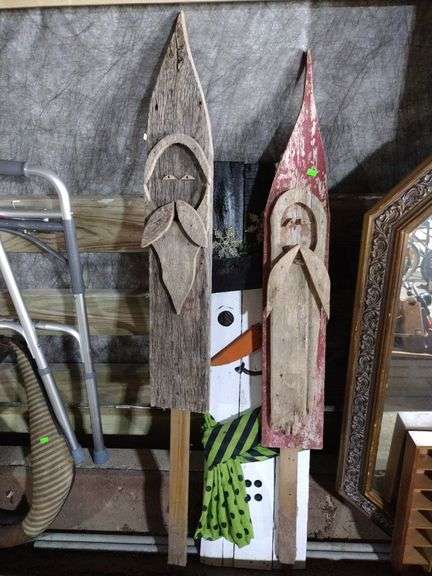 Snowman Sign, Primitive Garden Decor - Metzger Property Services LLC