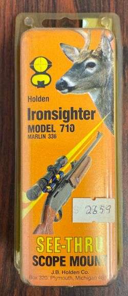 Holden Ironsighter Model 710 Marlin 336 See-Thru Scope Mount - Metzger ...