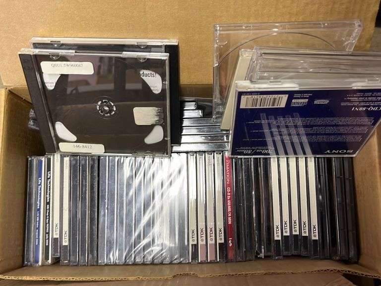 LED Light, golf balls, Empty CD cases, vases, Tupperware cups ...