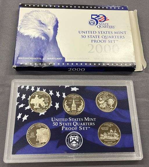 United States 50 States Quarters Proof Set - Metzger Property Services LLC