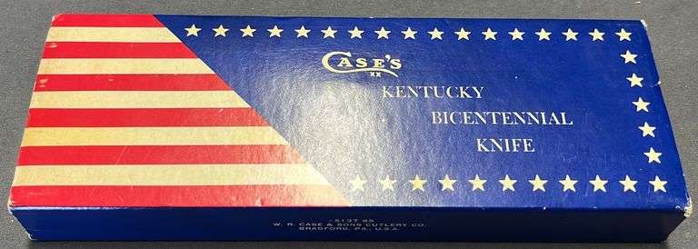Case Kentucky Bicentennial folding blade knife with original package ...