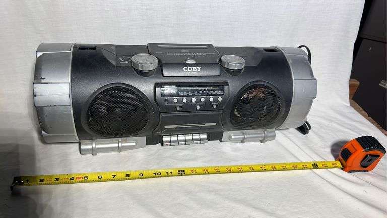 Colby Power Woofer Portable CD/Radio/Cassette Player/Recorder 22 ...