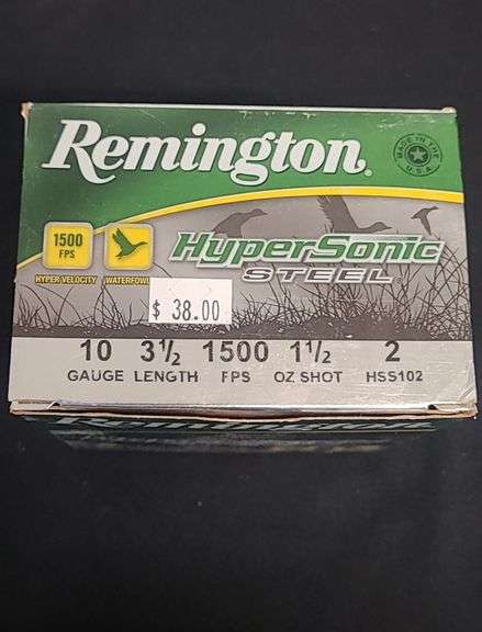 Remington Hypersonic Steel 10 Gauge BB Shotshells, 25 Rounds - Metzger ...