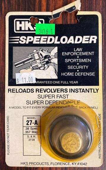 HKS Speedloader Model 27-A .38 Spec. .357 Mag. - Metzger Property ...
