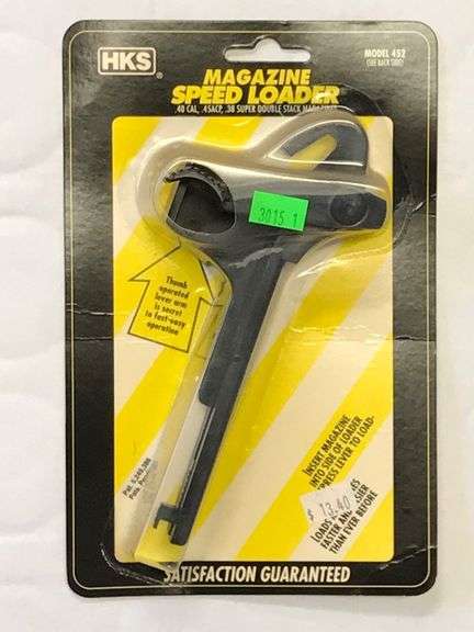 HKS Magazine Speed Loader, model 452/.40cal,.45ACP/.38 Super Double ...