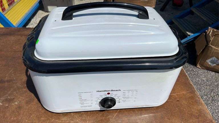 Hamilton Beach Roaster ,18qt , model 527w , 15”x23”x14” - Metzger ...