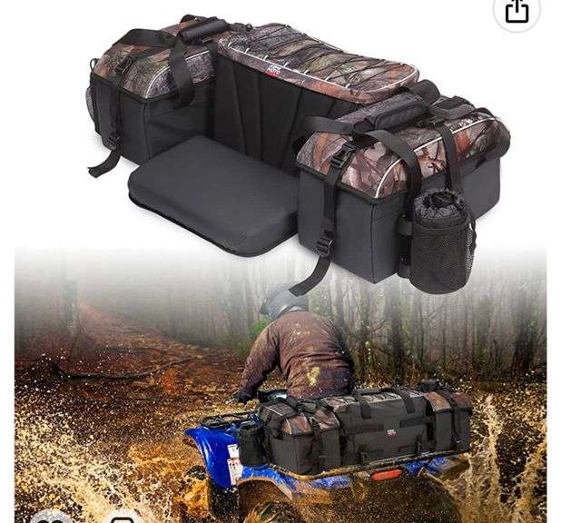 kemimoto ATV Storage Bags With Thicker Seat, Waterproof 67L Larger ATV ...