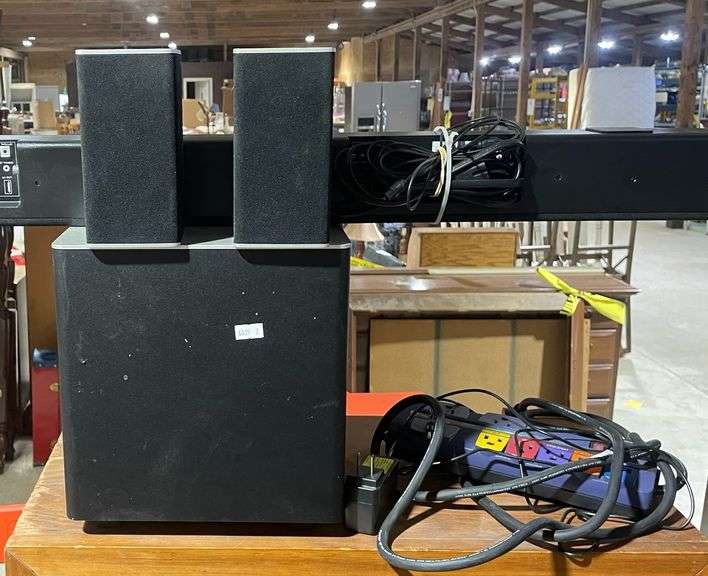 Vizio Sound Bar with sound wolfers, power strip - Metzger Property ...