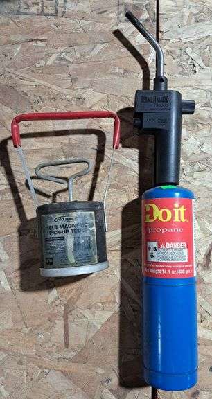 16lb magnetic pickup tool, do to propane tank 14.1 oz - Metzger ...