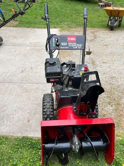 Toro 622 Power Throw 6HP 22” Snow blower - Metzger Property Services LLC