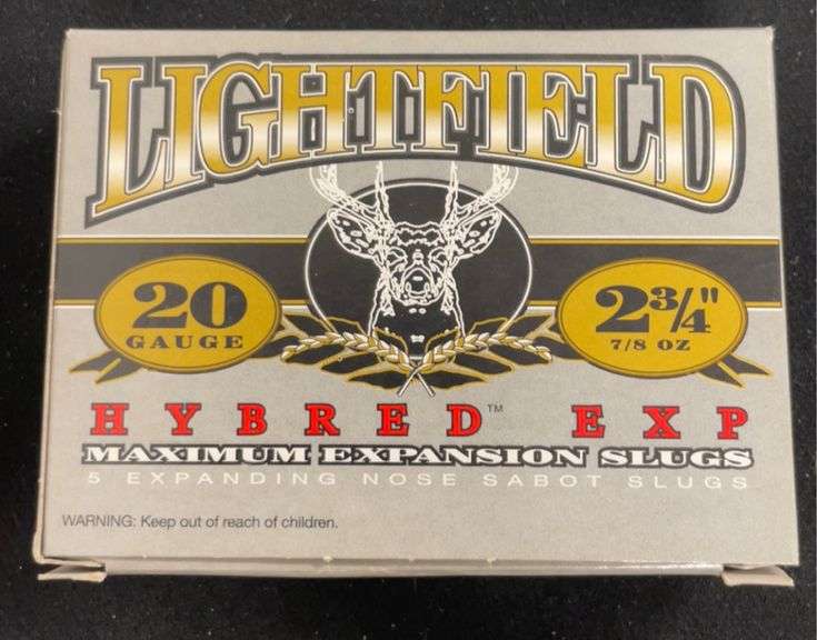LightField Hybred EXP Maxium Expansion Slugs 20 Gauge, 5 Rounds ...