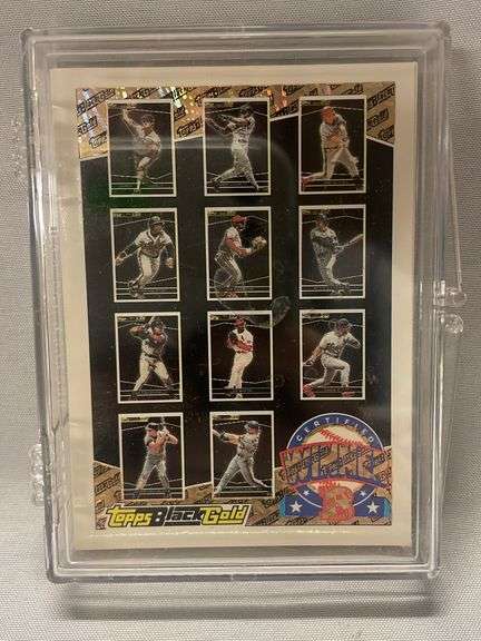 1993 Topps Black Gold Baseball Cards - Metzger Property Services Llc