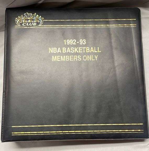 1992-93 Topps Stadium Club NBA Basketball Factory Card Set 55 Sheets in ...