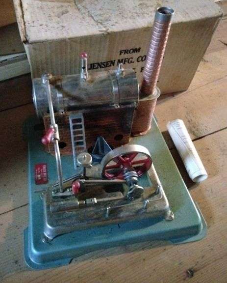 Jensen Mfg. Working Steam Engine Toy - Metzger Property Services, LLC
