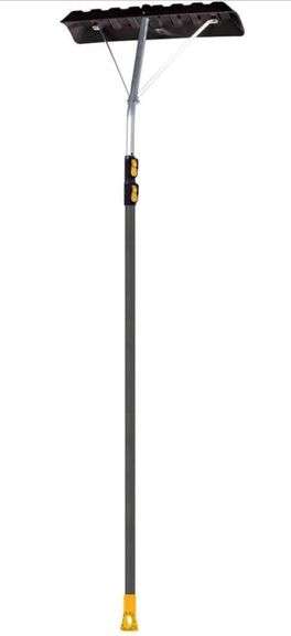 True Temper 193055510 Telescoping Snow Roof Rake with Aluminum Handle ...