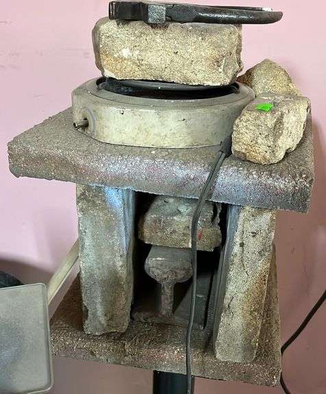 Homemade Electric forge on stand - Metzger Property Services LLC