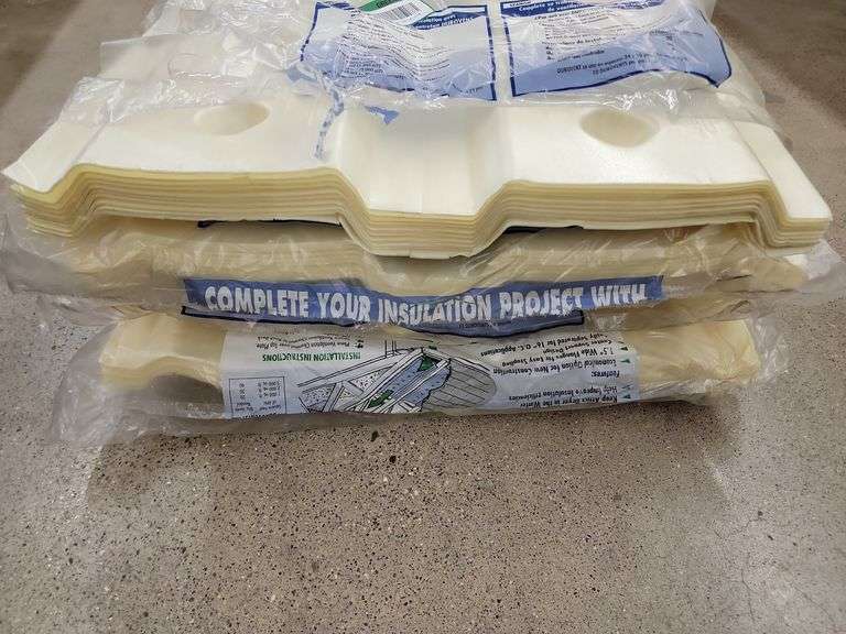 Durovent 22 in. x 4 ft. Rafter Vent Insulation (10-Pack) - Metzger ...