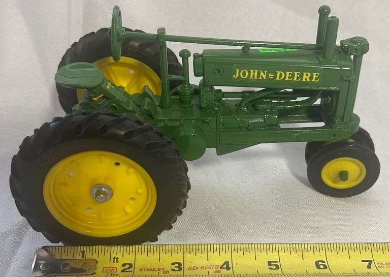 John Deere diecast Tractor replica , 8” - Metzger Property Services LLC