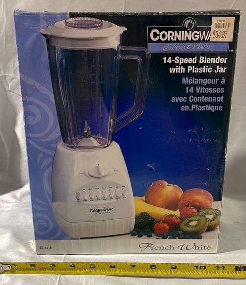 Corningware Electric 14- Speed Blender With Plastic Jar - Metzger ...