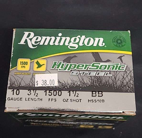 Remington Hypersonic Steel 10 Gauge BB Shotshells, 25 Rounds - Metzger ...