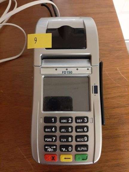 First Data POS machine debit/credit card machine. - Metzger Property ...