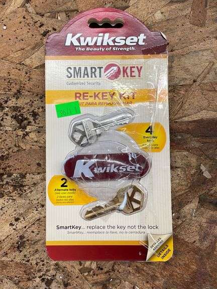 Kwikset smart key re-key kit - Metzger Property Services LLC