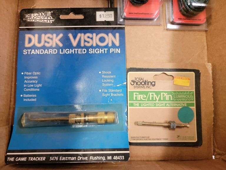 Peep Tubing, Fire/Fly Pin, Dusk Vision Lighted Sight Pin, Cannon Fuses ...